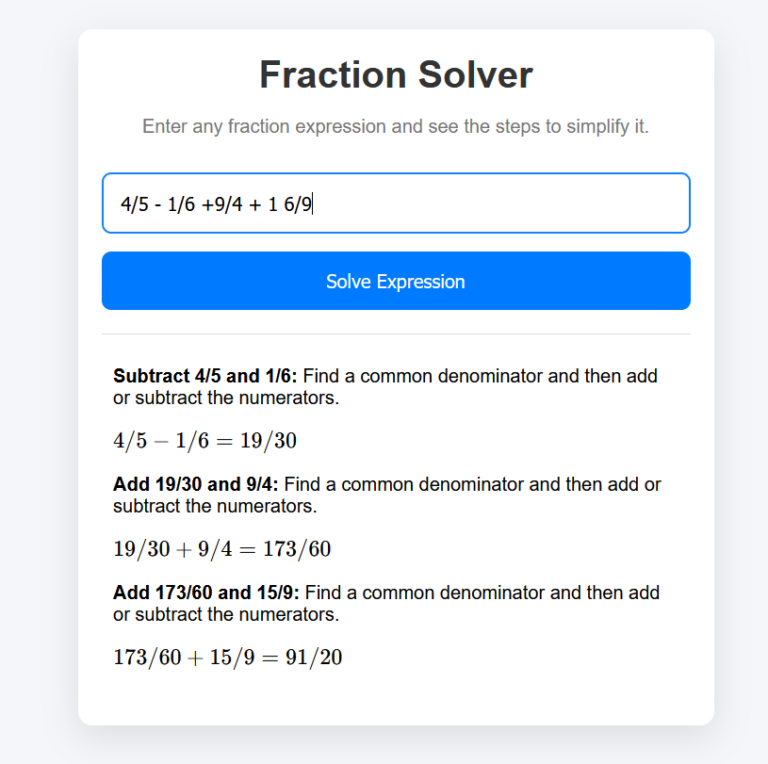 Step By Step Math Solver Math Problems Solver Mathcrave